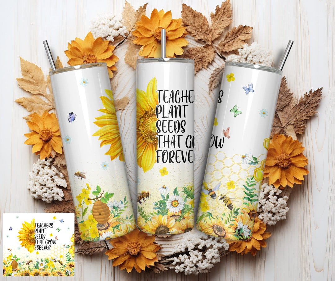 Teacher Appreciation 20 Oz Skinny Tumbler Sublimation Teacher - Etsy