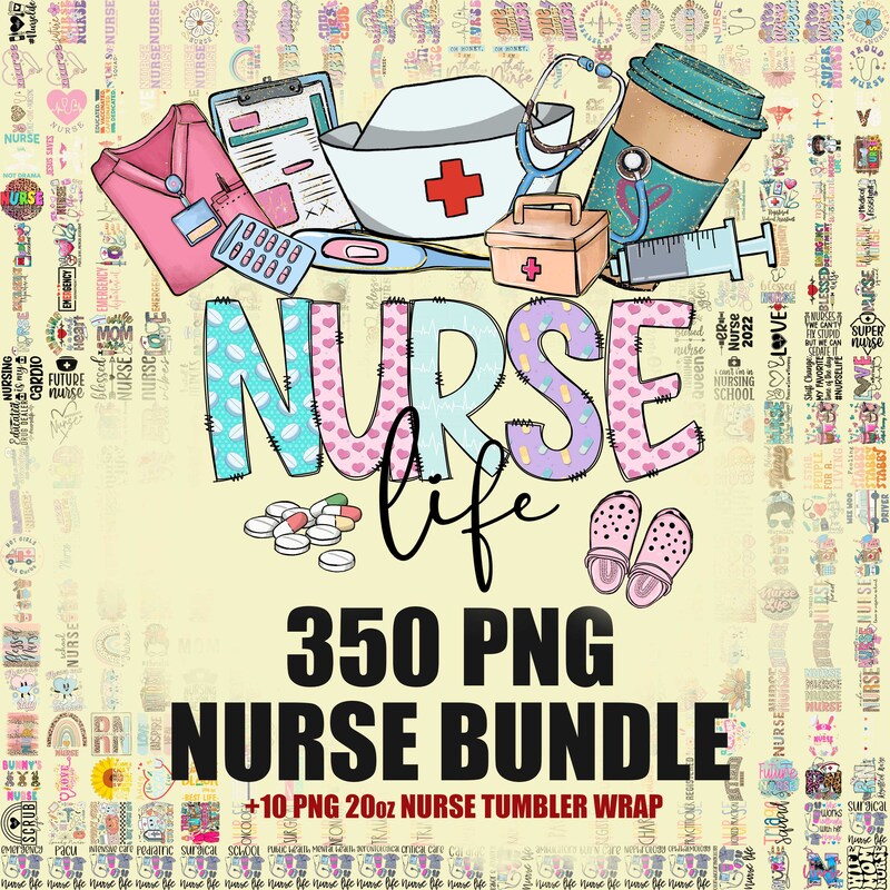 Nurse Sublimation Designs Downloads - Etsy
