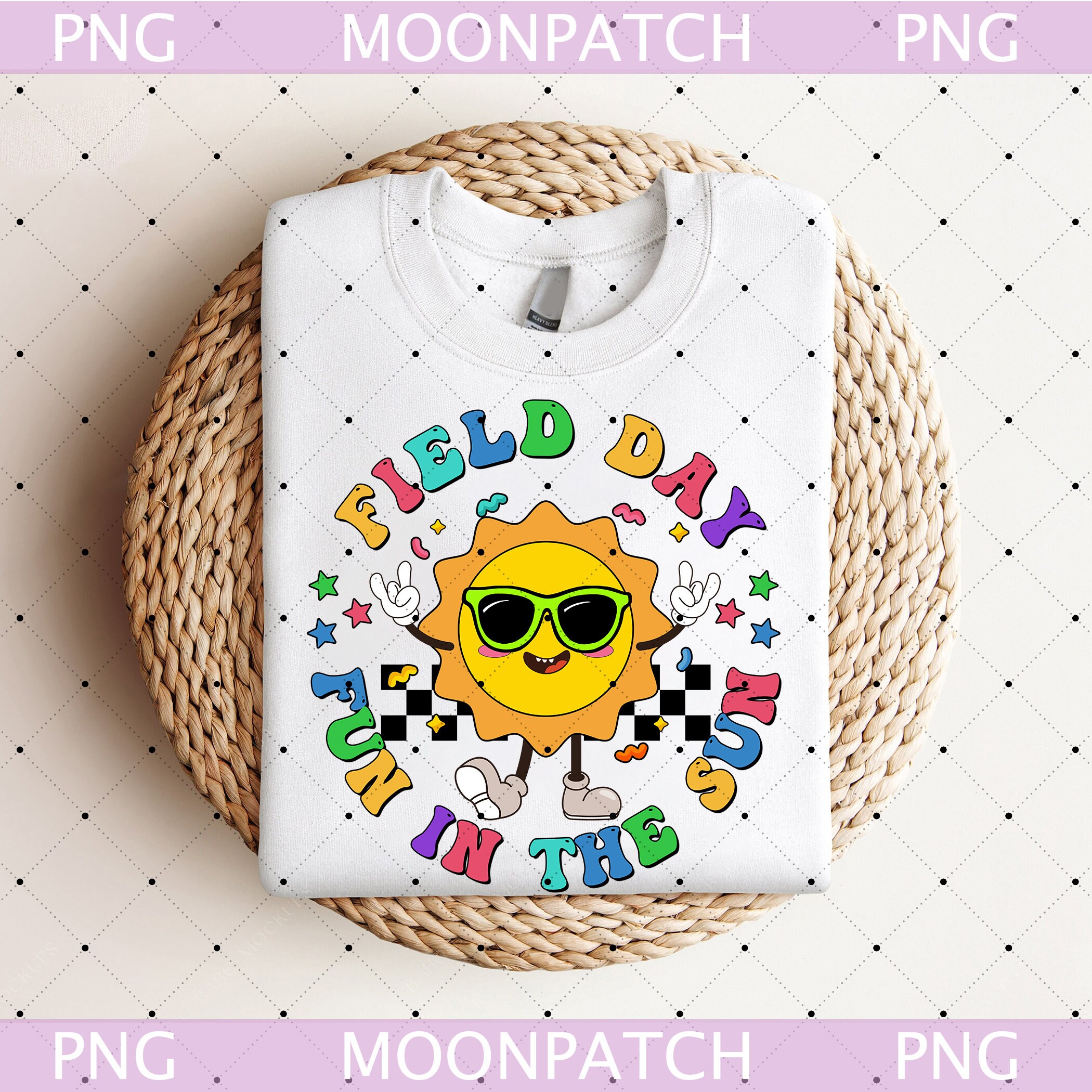 Field Day Fun in the Sun Png,field Day Png, Boy Girl Field Day 2024 PNG ...