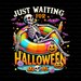 Just Waiting for Halloween PNG, Funny Halloween Png,halloween Pumpkin ...