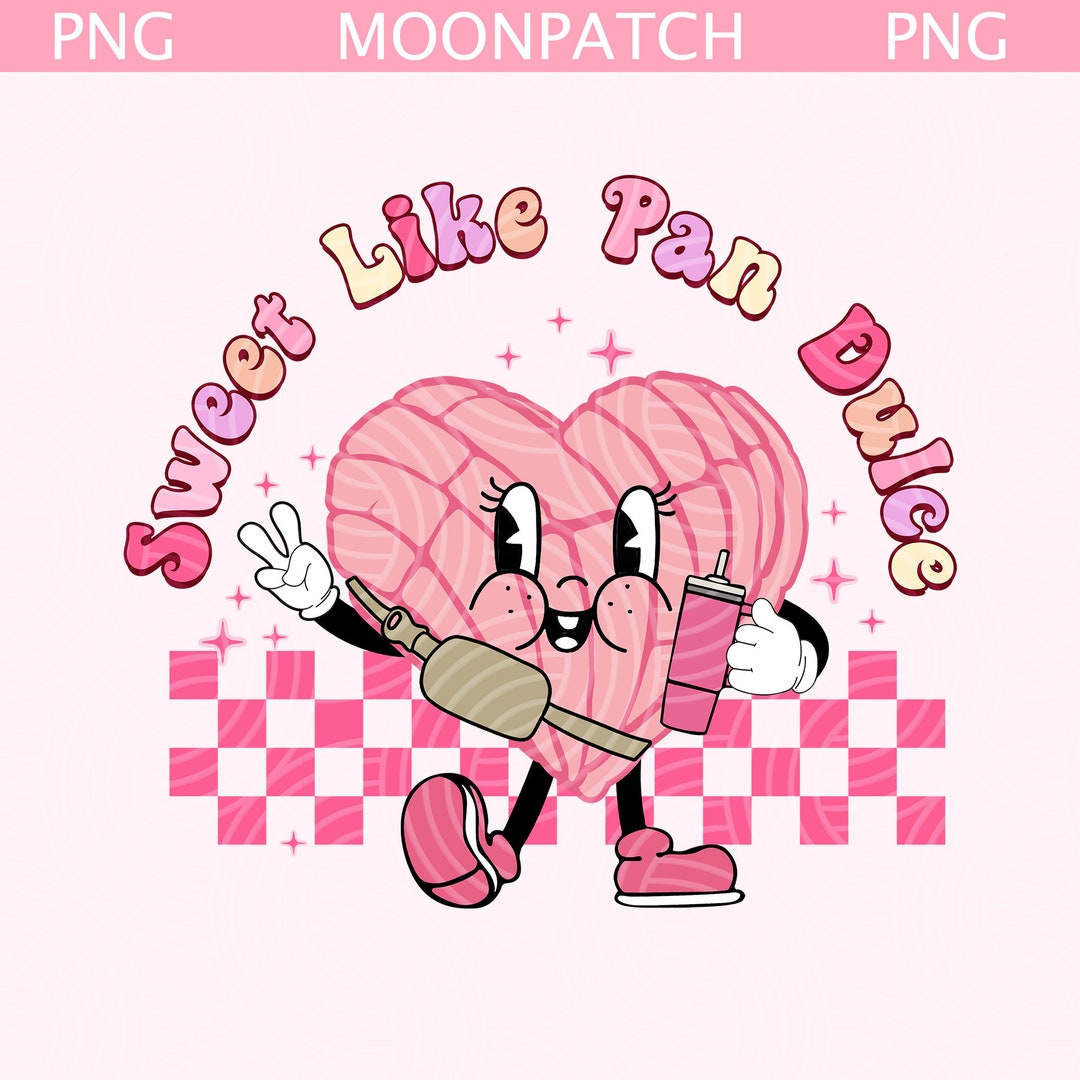Sweet Like Pan Dulce PNG, Png, Heart Conchas Png, Valentines Day ...