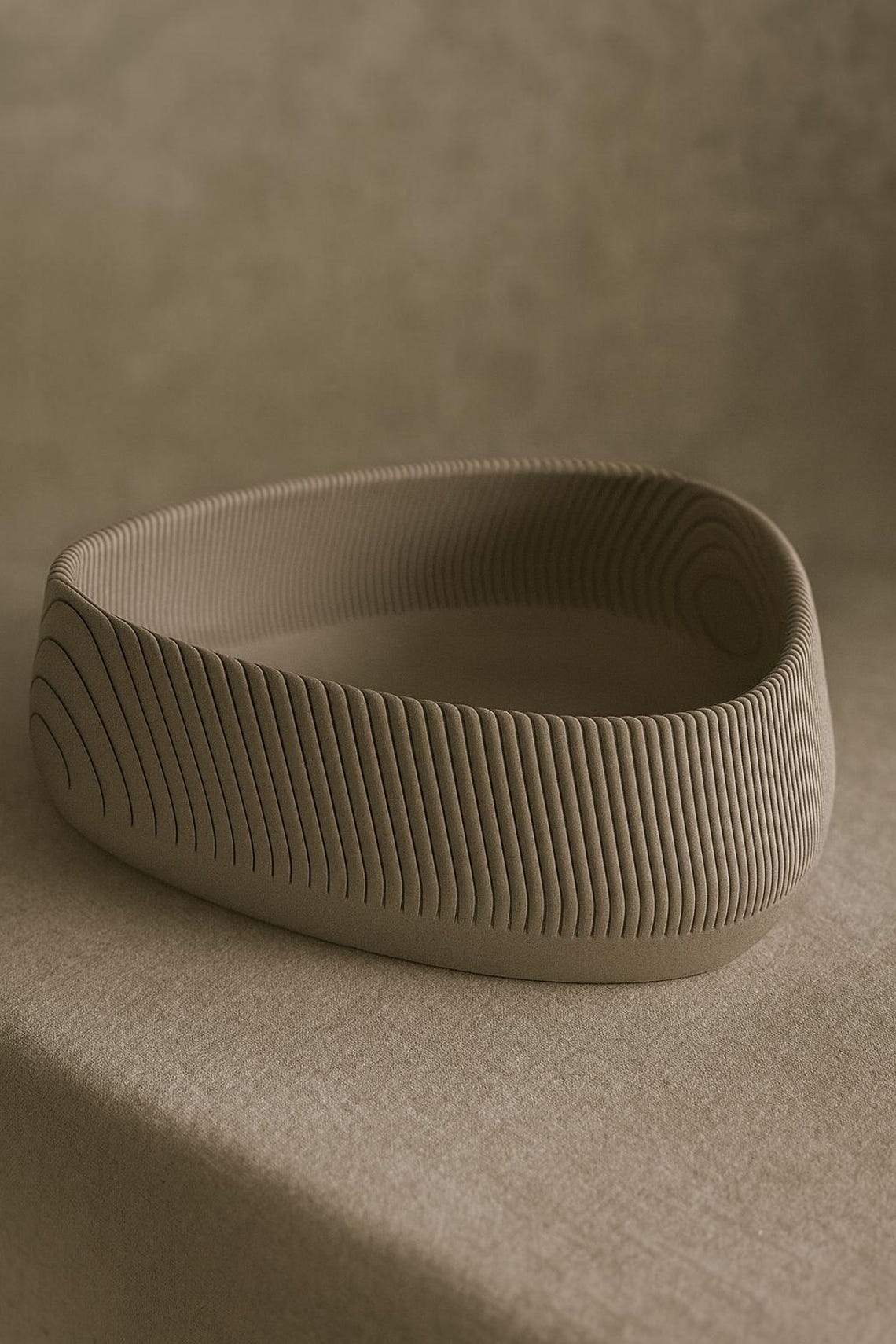 Sculptural Transparent Bowl | Elegant Ambient Display Accent - Etsy