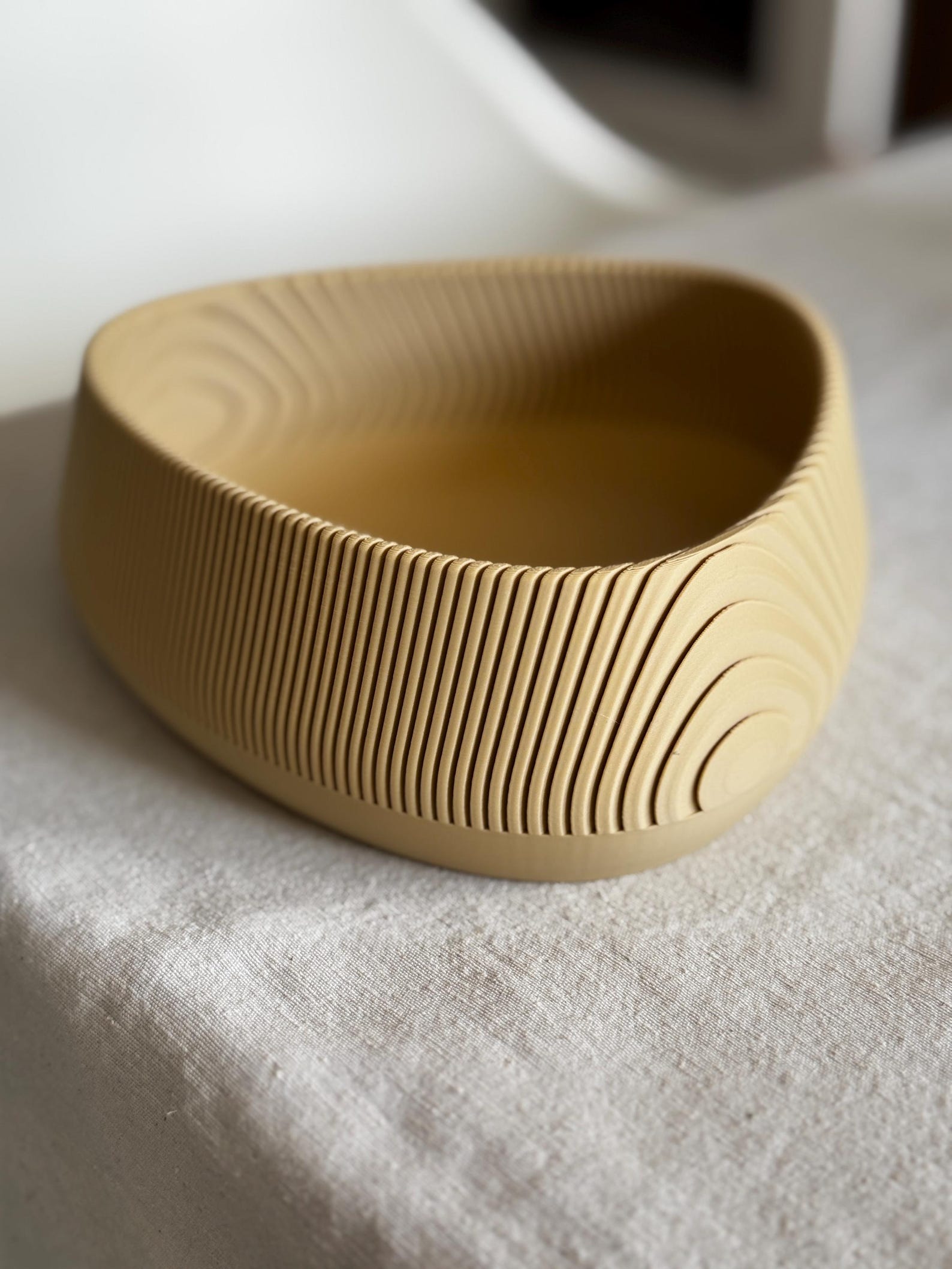 Sculptural Transparent Bowl | Elegant Ambient Display Accent - Etsy