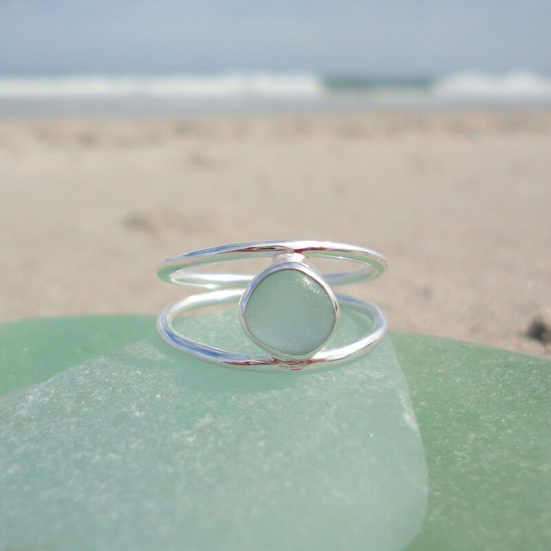 Seaglass Jewelry Ring - Etsy