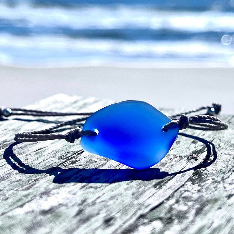 Sea Glass Thread Necklace - Etsy