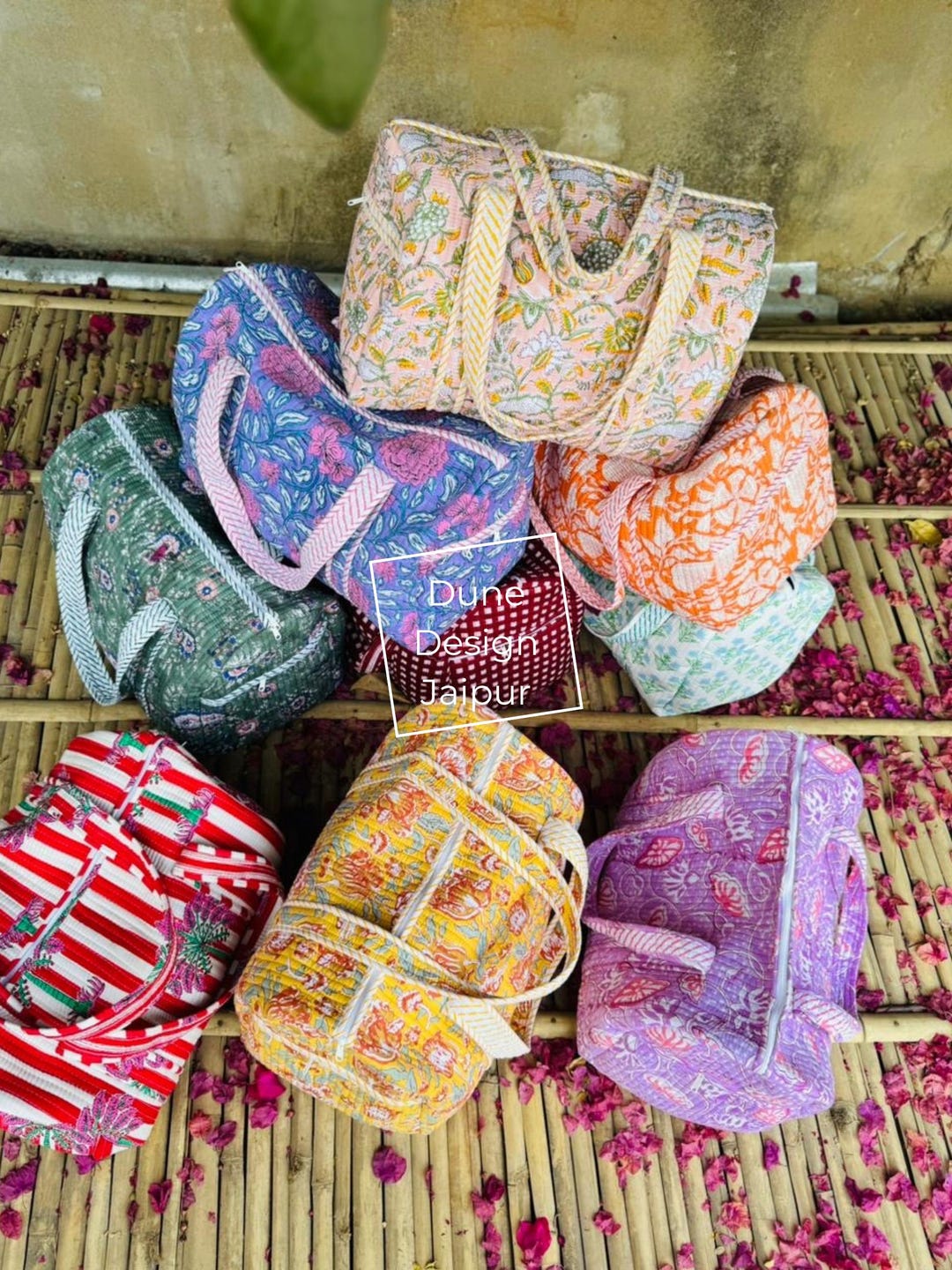 Block Print Duffle Bag, Travel Bags - Etsy