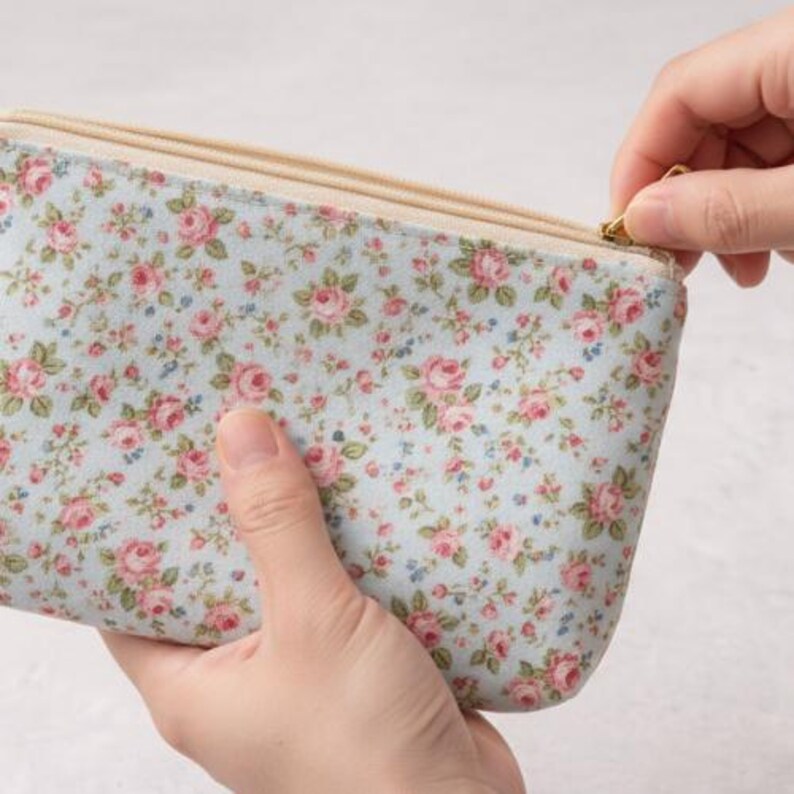 Easy Zipper Pouch Sewing Pattern | Beginner Friendly (A0 A4 US Letter ...