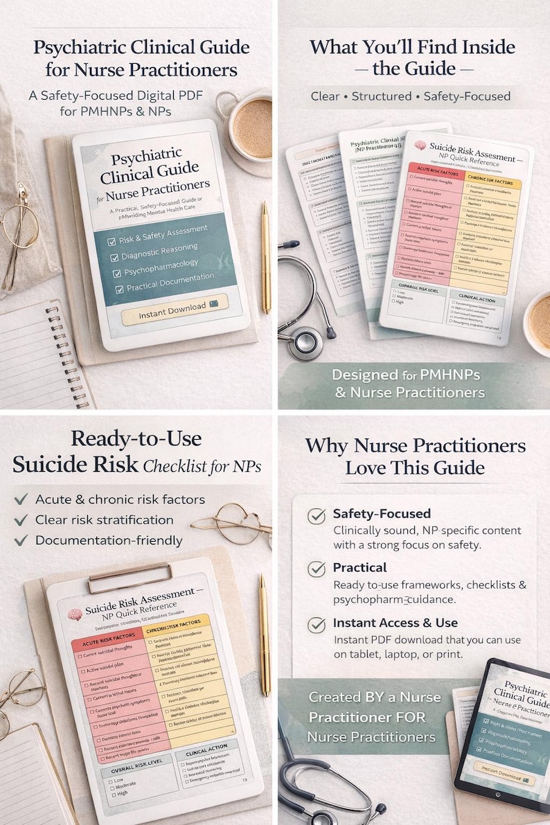 Psychiatric Clinical Guide for Nurse Practitioners | PMHNP & NP Mental ...
