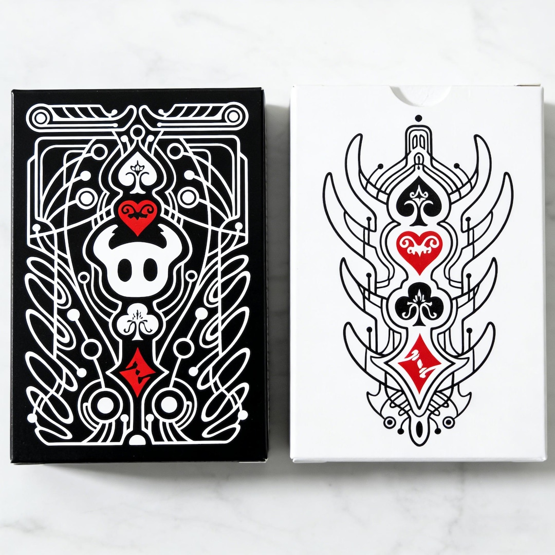 Hollow Knight Inspired Playing Cards, Indie Game Gothic Poker Set ...
