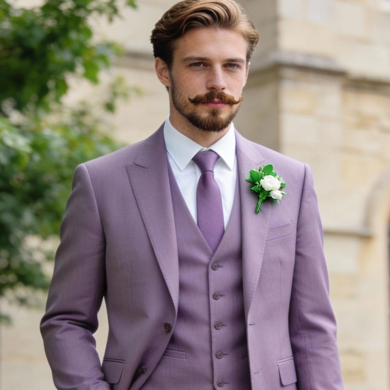 Wedding Suits Lilac - Etsy UK