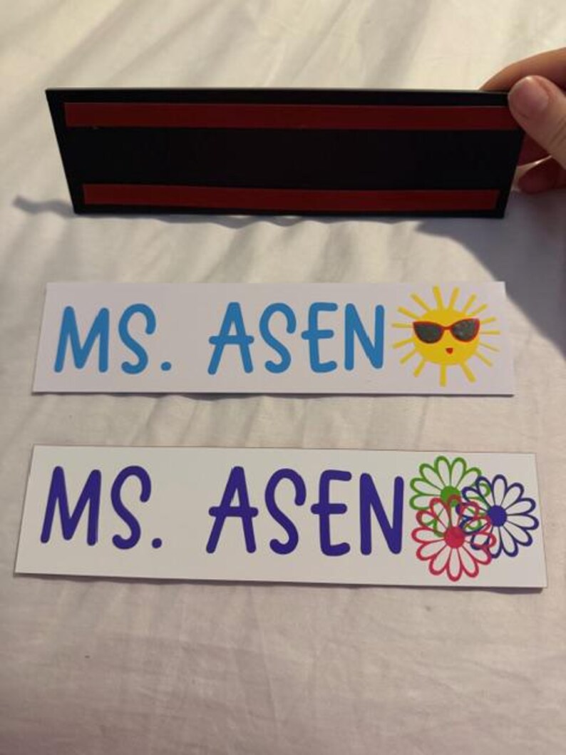Personalized Name Plate With 4 Seasons Wall Decor for Teachers and More ...