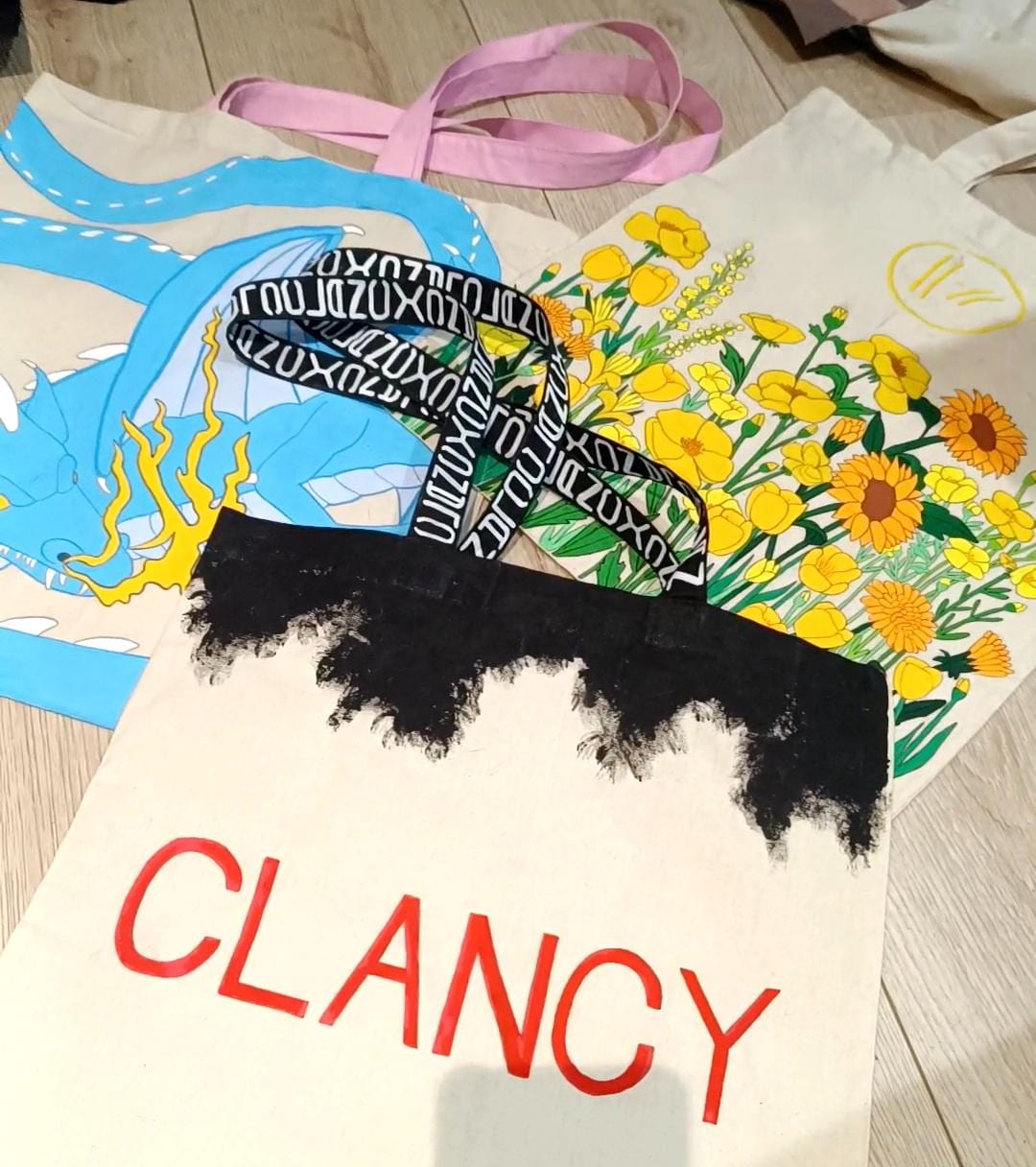 Hand Painted Twenty One Pilots Tote Bags - Etsy