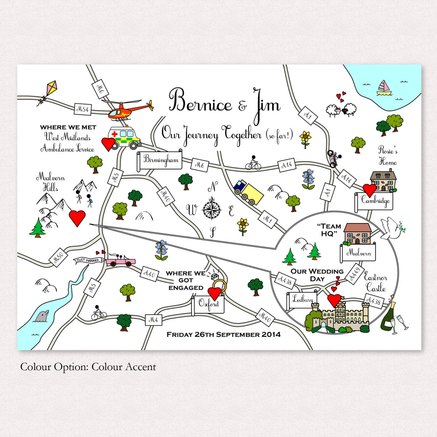Printable Custom Map Wedding Invitation Save the Date or Info - Etsy UK