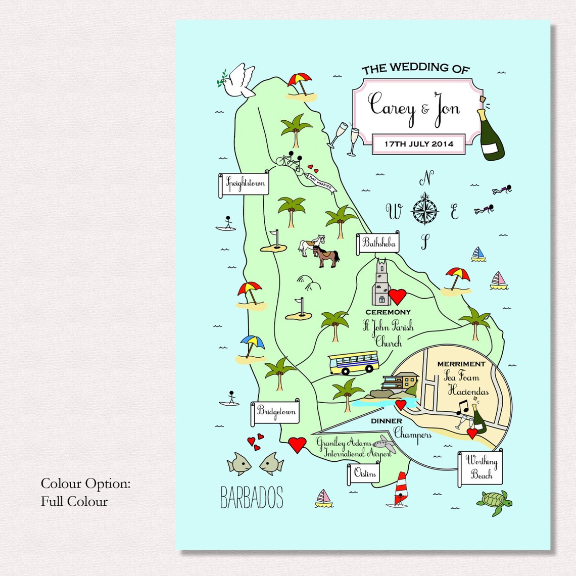 Printable Custom Map Wedding Invitation Save the Date or Info - Etsy