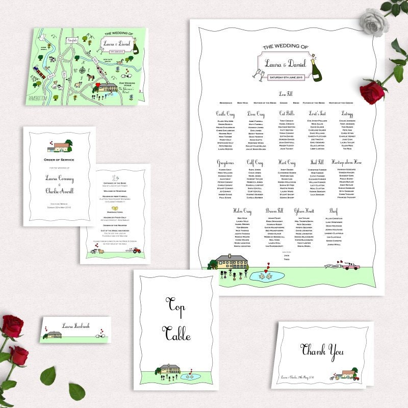 Printable Custom Map Wedding Invitation, Save the Date or Info Card ...