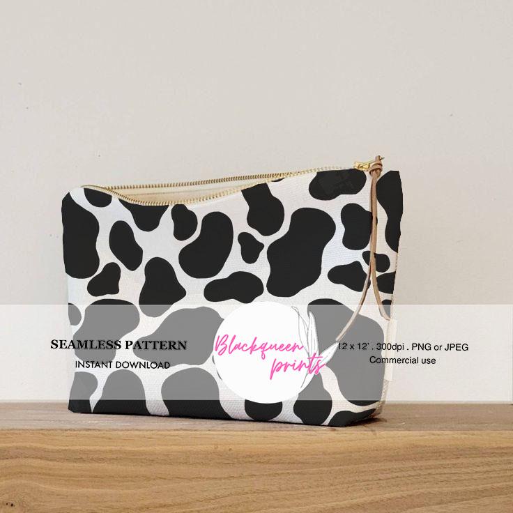 Cow Black and White Pattern, Cow Pattern Background, Black Cow Print ...