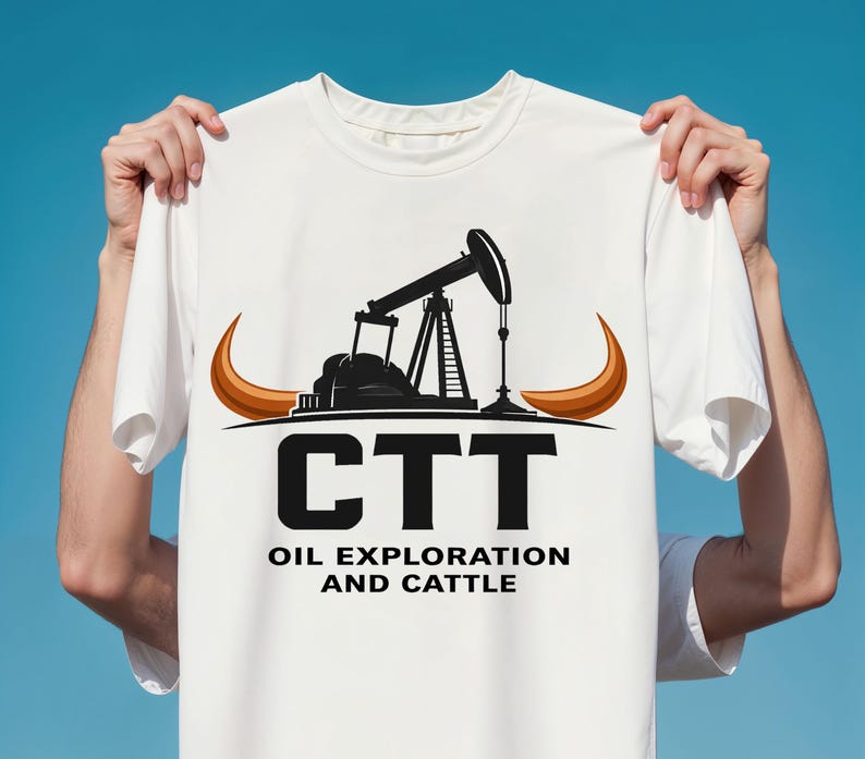 Ctt Oil Cattle Bundle PNG, Oilfield Cowboy Boots, CTT Oil Exploration ...