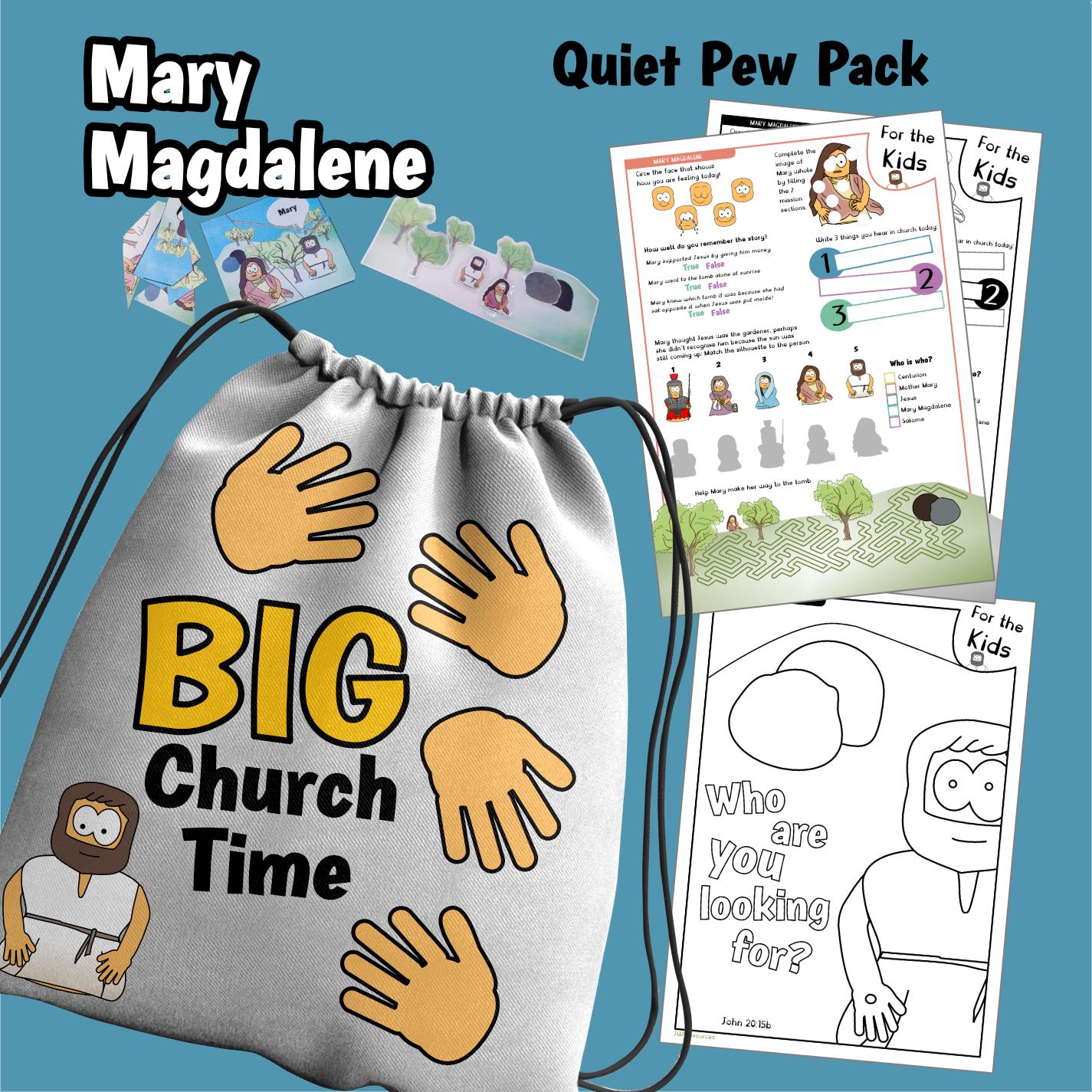 Easter Pew Pack With Activity Sheet, Colouring Page and Two Crafts ...