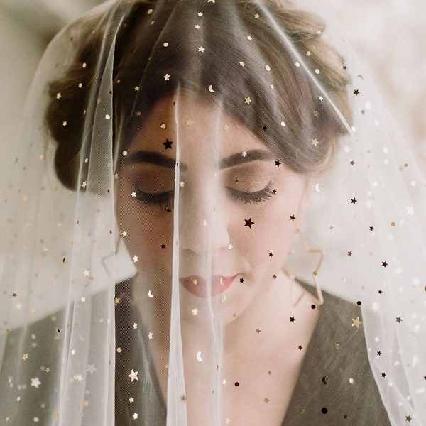 Celestial Wedding Veil - Etsy