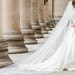 108 Inch Lace Cathedral Veil, Eyelash Lace Wedding Veil, Beaded Veil ...