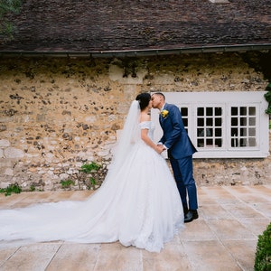 Extra Long Royal Length Wedding Veil, Monarch Raw Edge Cathedral Veil ...