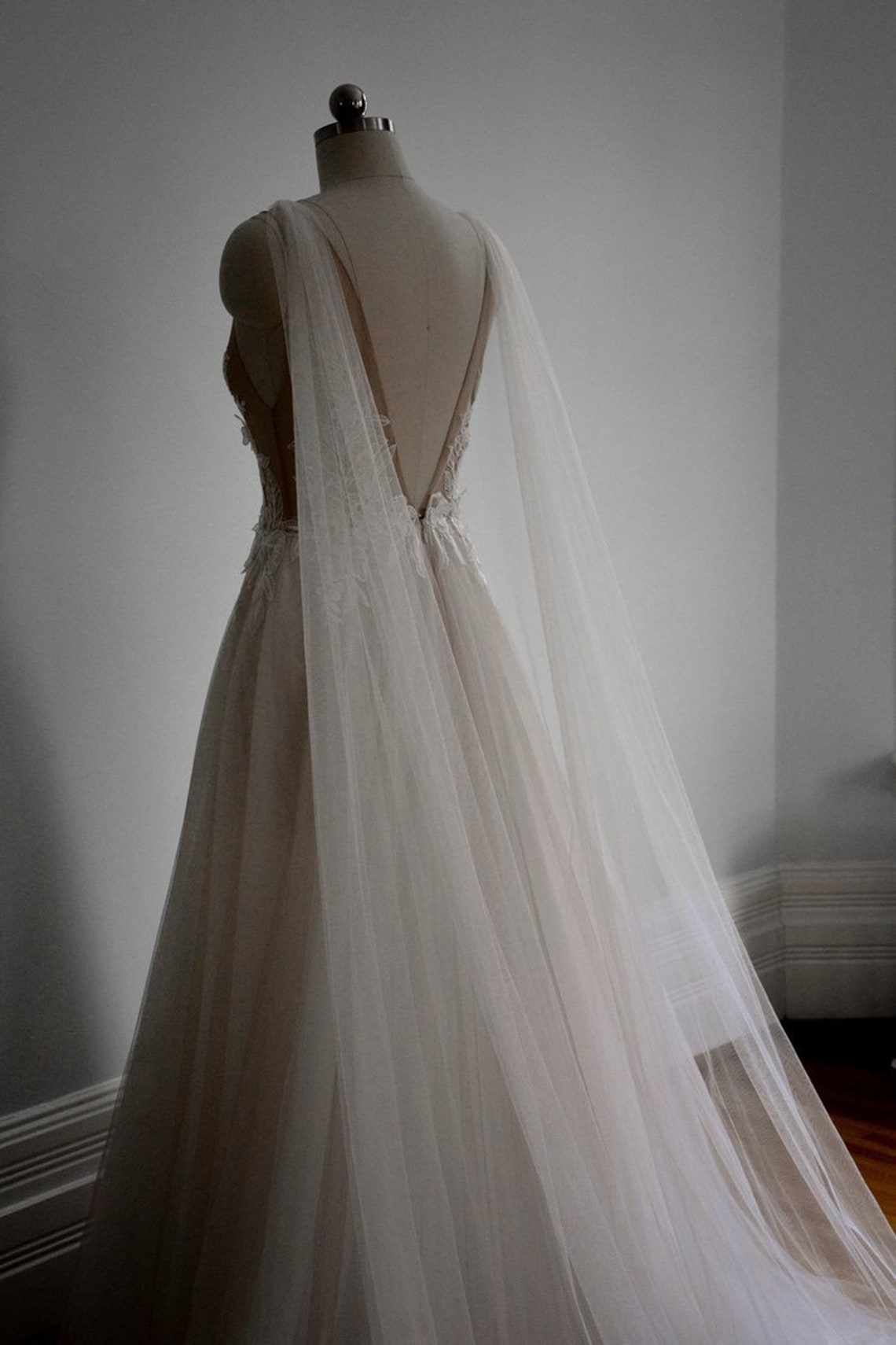 Shoulder Wing Detachable Tulle Wedding Wings Wedding Cape - Etsy