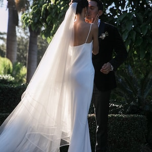 Cascade Cathedral Wedding Veil Pattern, DIY Waterfall Bridal Veil ...