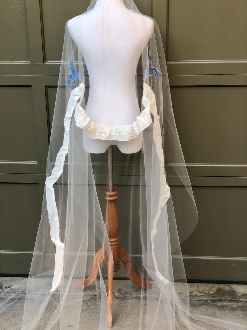 Disney Cinderella Wedding Veil, “and They Lived Happily Ever After ...