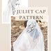 Easy Sewing Pattern for Juliet Cap Cathedral Wedding Veil, Retro Style ...