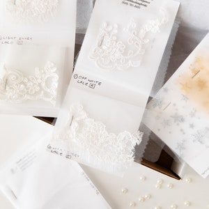 Free Wedding Veil Samples + Tulle Swatches White off White Light Ivory ...