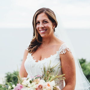 Cascade Cathedral Wedding Veil Pattern, DIY Waterfall Bridal Veil ...