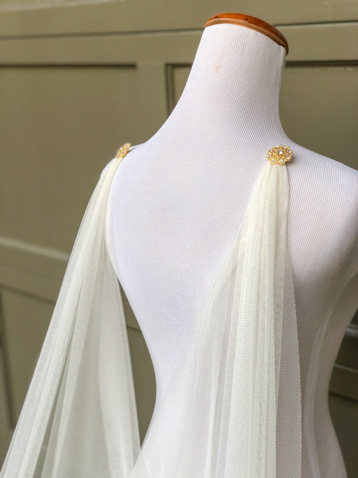 Pattern for Grecian Draped Wedding Cape Veil DIY Wedding Cape | Etsy