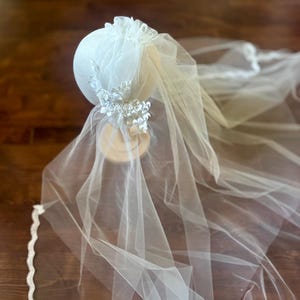 Easy Sewing Pattern for Juliet Cap Cathedral Wedding Veil, Retro Style ...