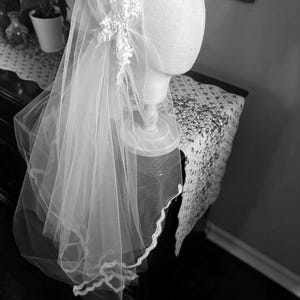 Easy Sewing Pattern for Juliet Cap Cathedral Wedding Veil, Retro Style ...