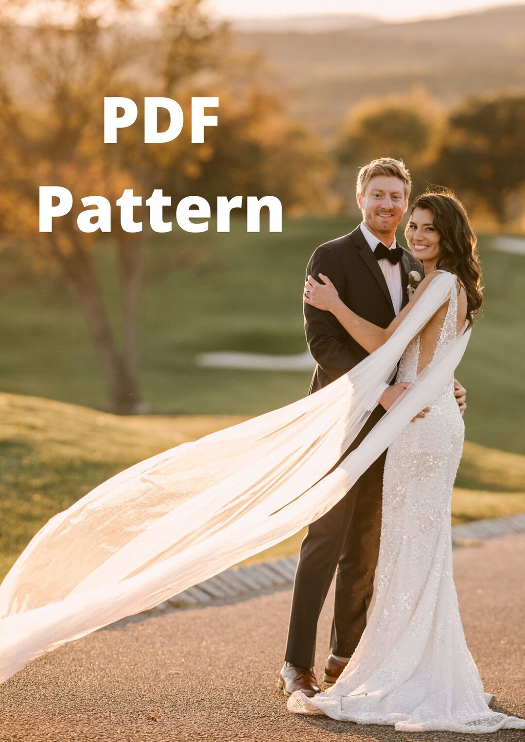 Sewing Pattern Tulle Wedding Wing Set, DIY Cathedral Wing Tutorial ...