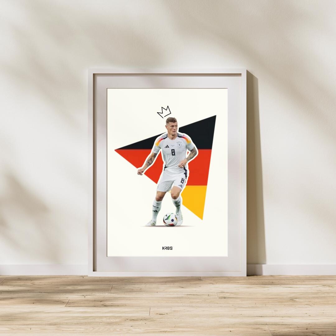 Personalized Toni Kroos Germany Poster Collage Montage Design Photo ...
