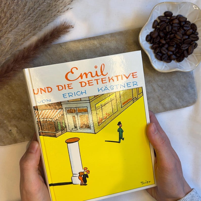 Upcycled Notebook | Erich Kästner | Hand-bound - Etsy