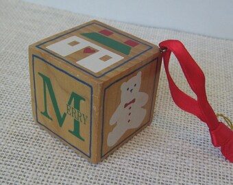 Christmas Block Letters - Etsy