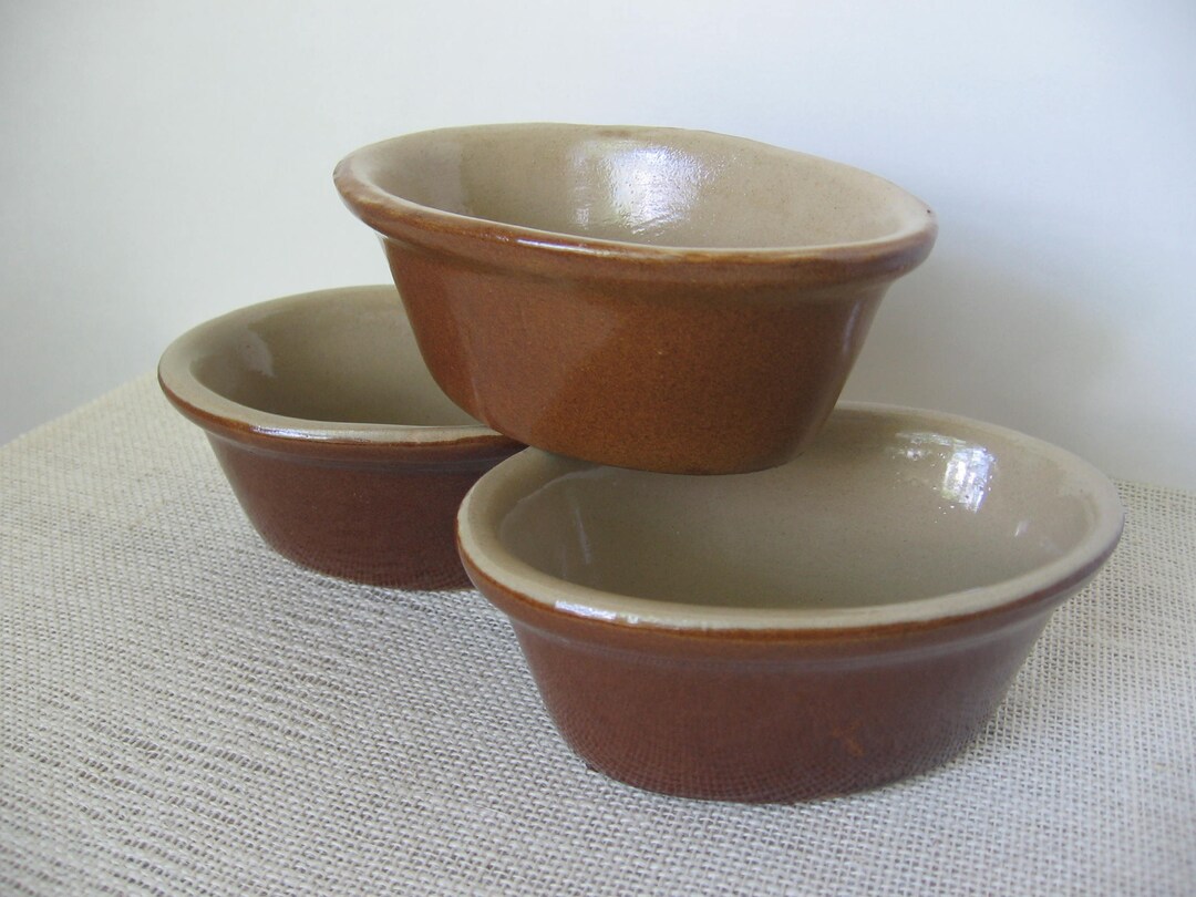 Brown Pearsons Pottery Casseroles or Crocks Set of 3 Made in - Etsy