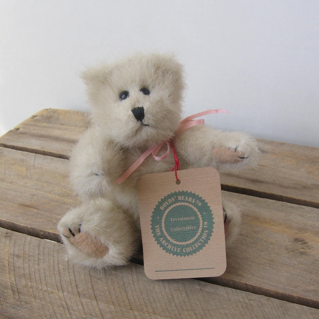 Small Boyds Bear, Light Tan 6 Inch Plush Bear With Tags, Vintage 1993 ...