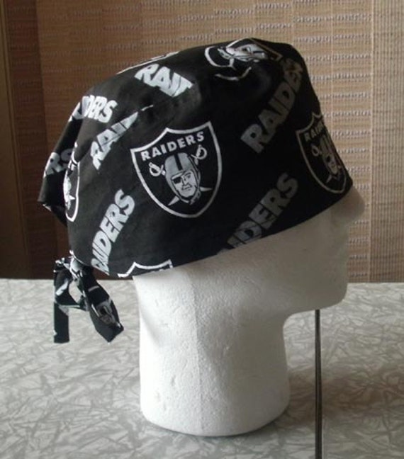 Raiders Scrub Cap Surgical Cap Chemo Cap Headwear | Etsy