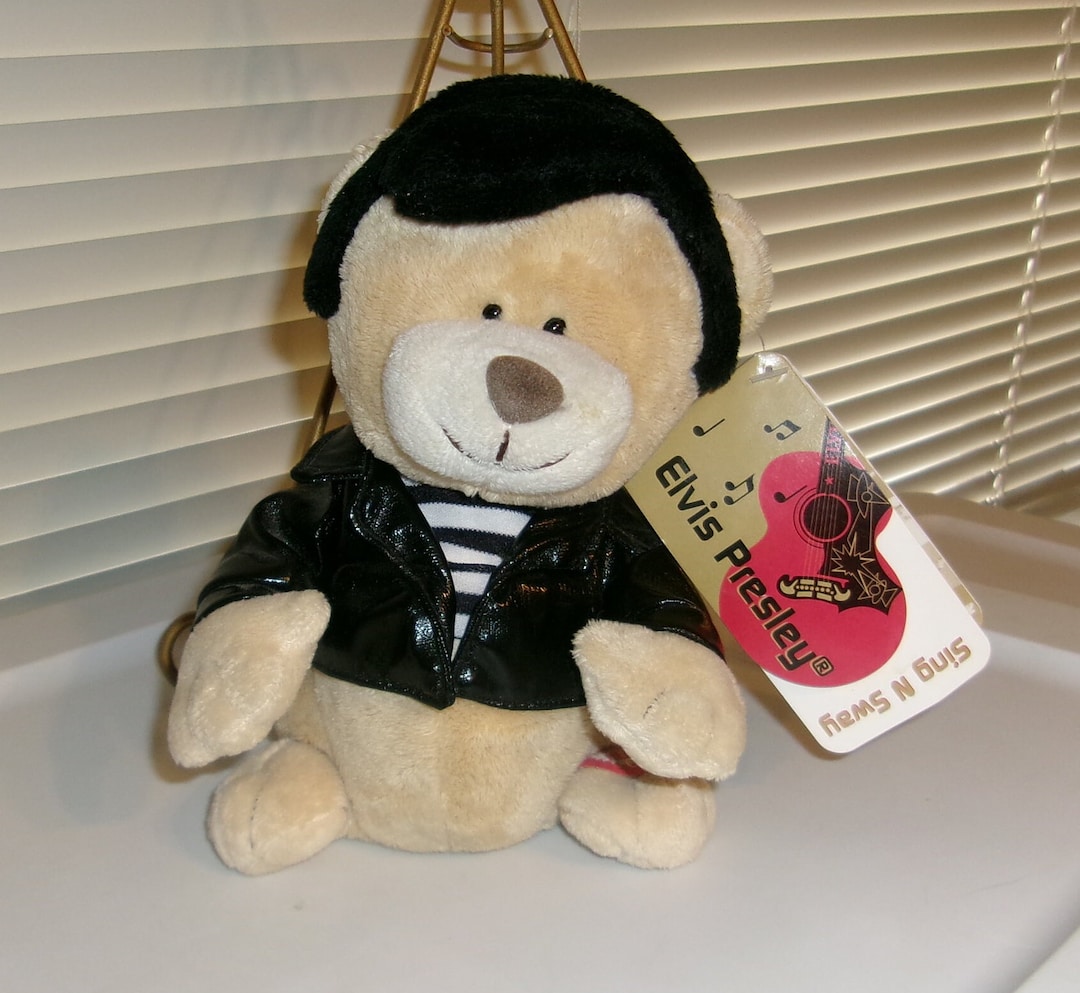 Elvis Presley Teddy Bear Sings Jailhouse Rock Sing N Sway - Etsy
