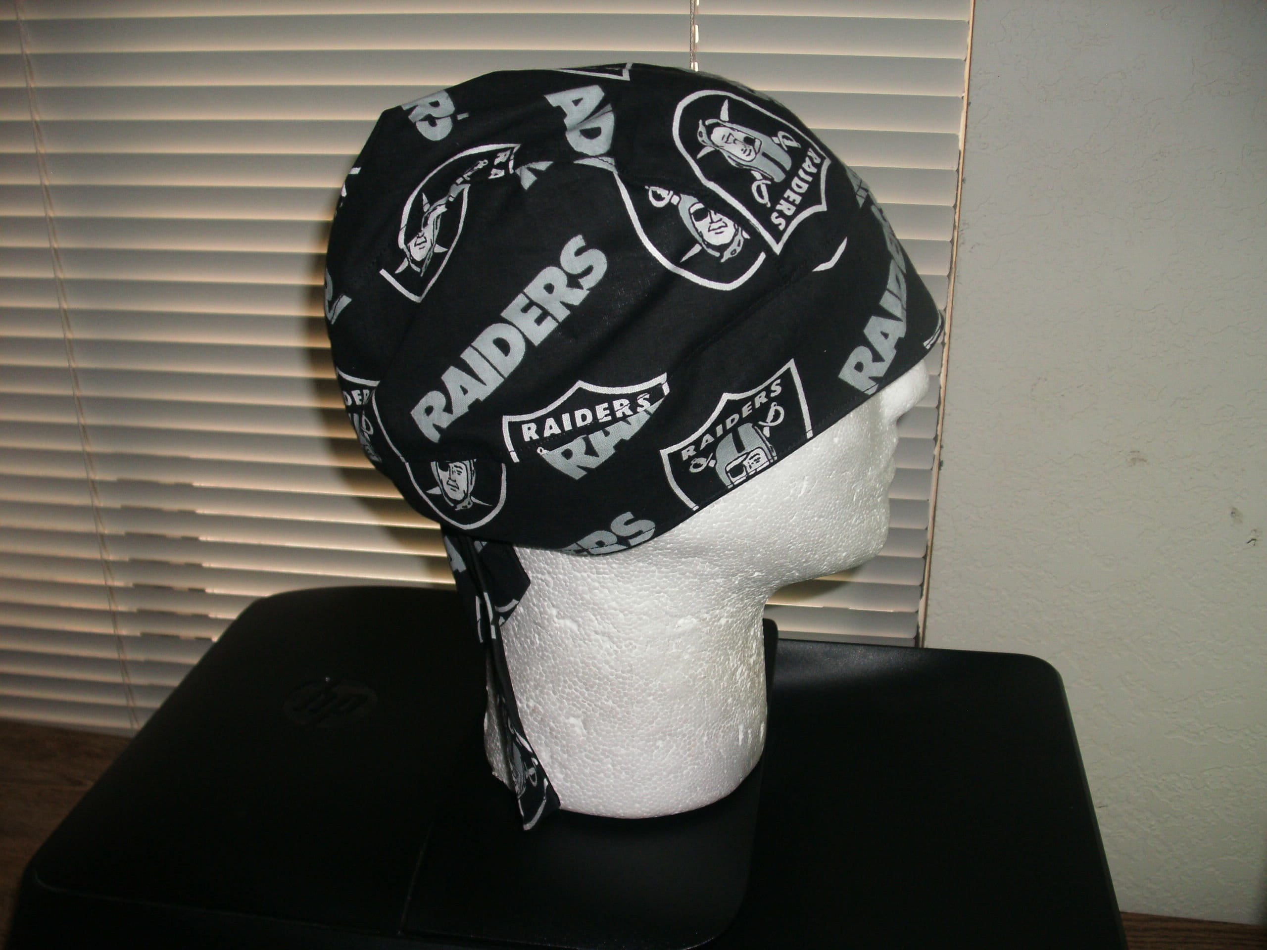 NFL Raiders Do-Rag Skull Cap Chemo Cap Headwear | Etsy