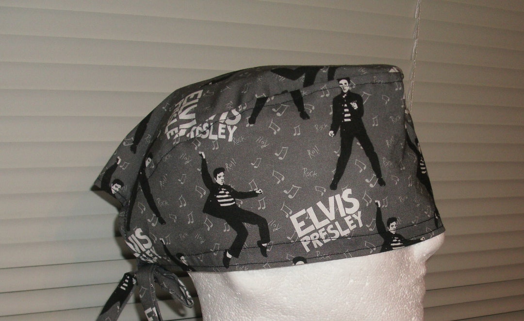 Elvis JHR Scrub Cap, Euro Style Scrub Cap, Microwave Cozy Bowl - Etsy