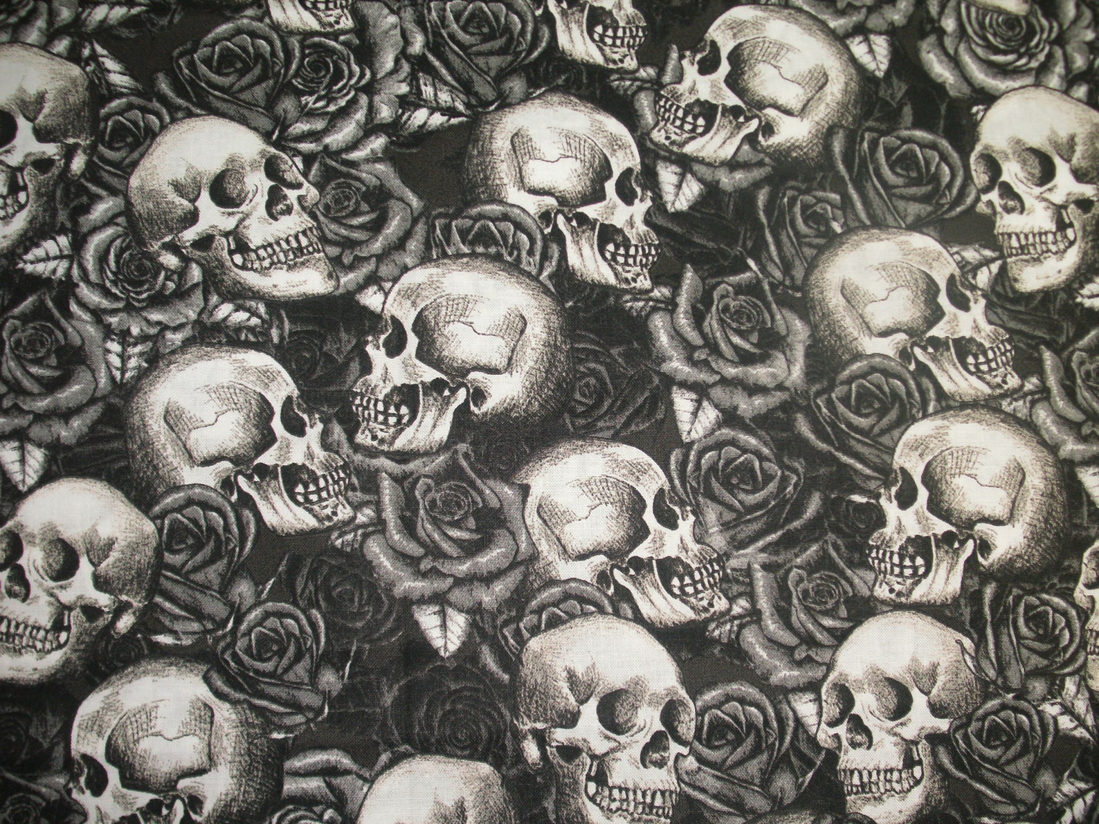 Skulls and Roses Scrub Cap Surgical Cap Chemo Cap Headwear - Etsy