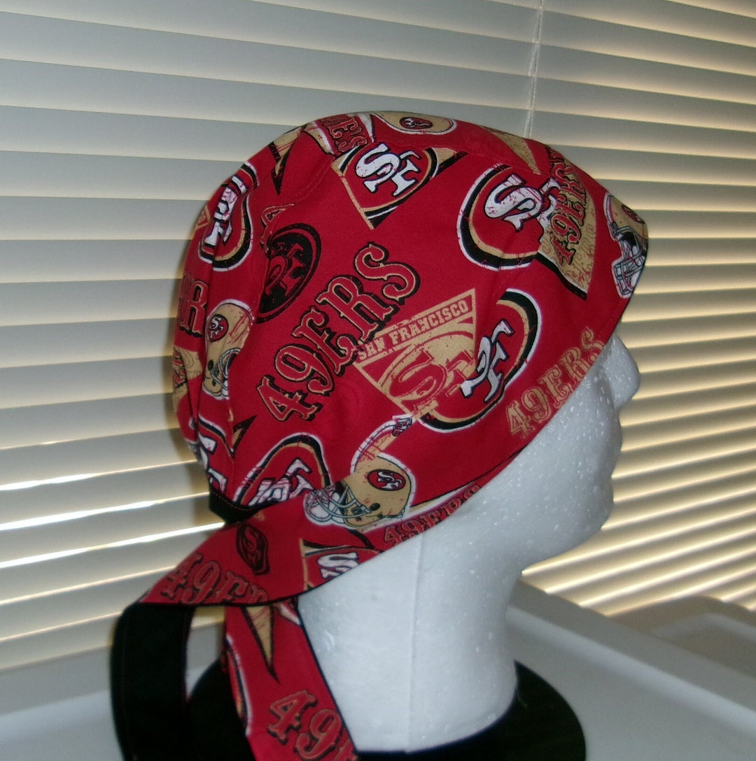 SF 49er's Do-rag, Skull Cap, Chemo Cap, Headwear - Etsy