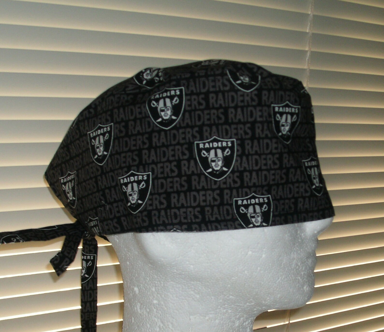 Raiders Scrub Cap Surgical Cap Chemo Cap Headwear - Etsy