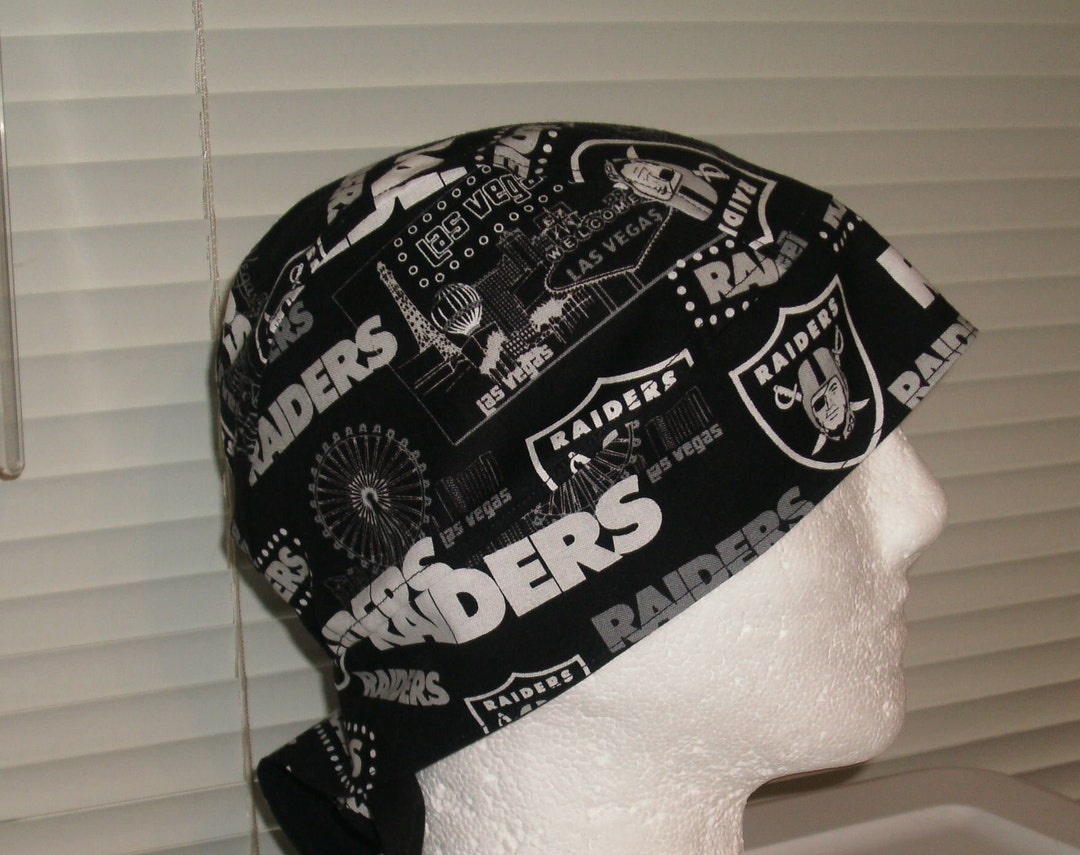 NFL Las Vegas Raiders Hometown Do-rag, Skull Cap, Chemo Cap, Headwear ...
