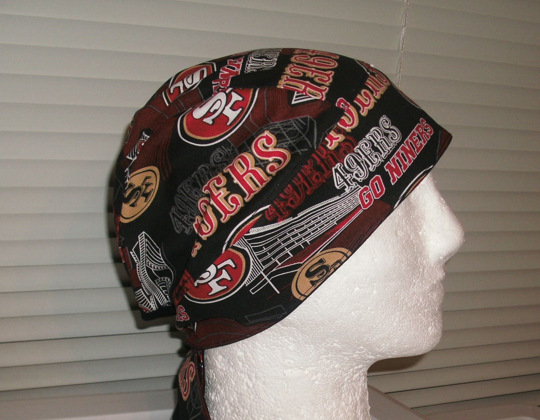 S.F. 49er's Stadium Do-rag, Skull Cap, Chemo Cap, Headwear - Etsy