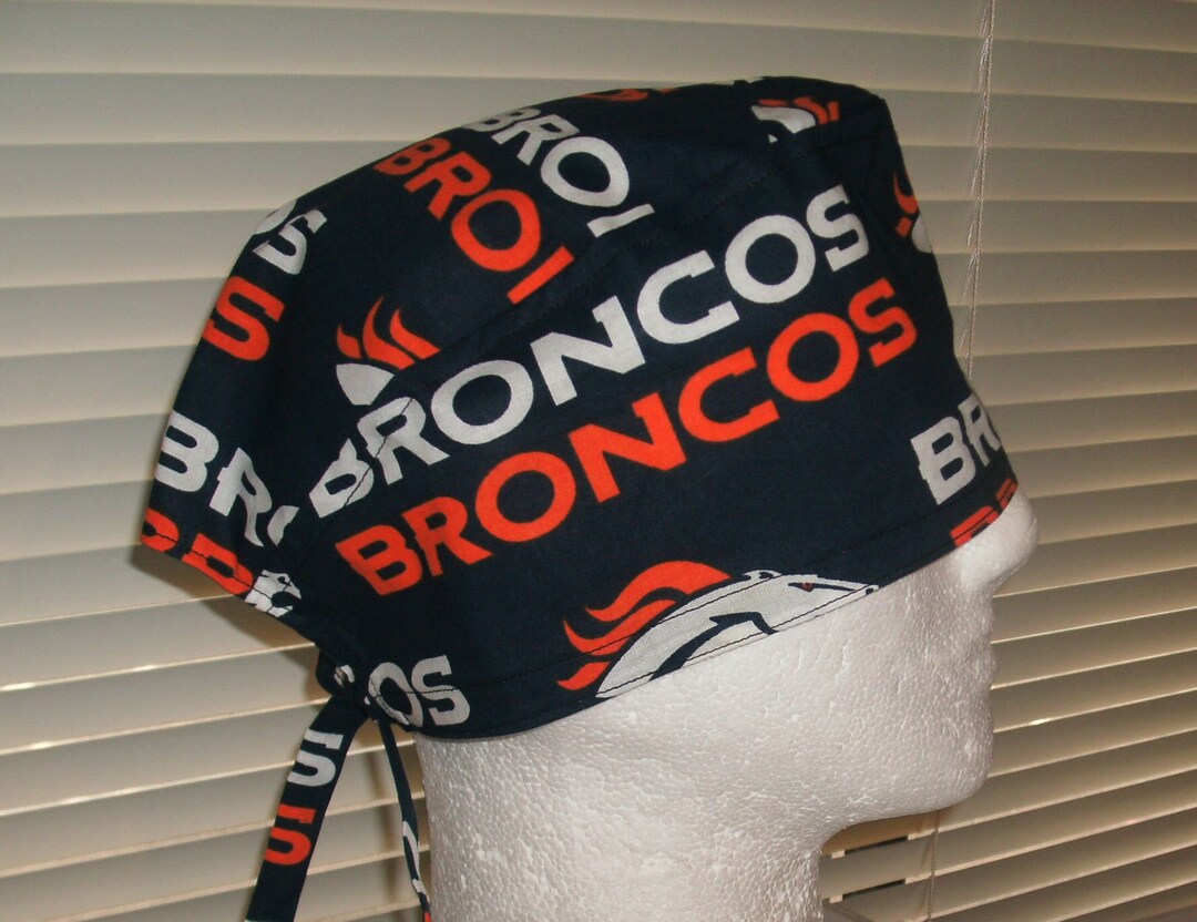 Broncos Scrub Cap, Surgical Cap, Chemo Cap, Headwear - Etsy